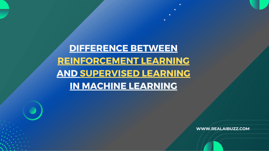 Difference Between Reinforcement Learning And Supervised Learning In ...